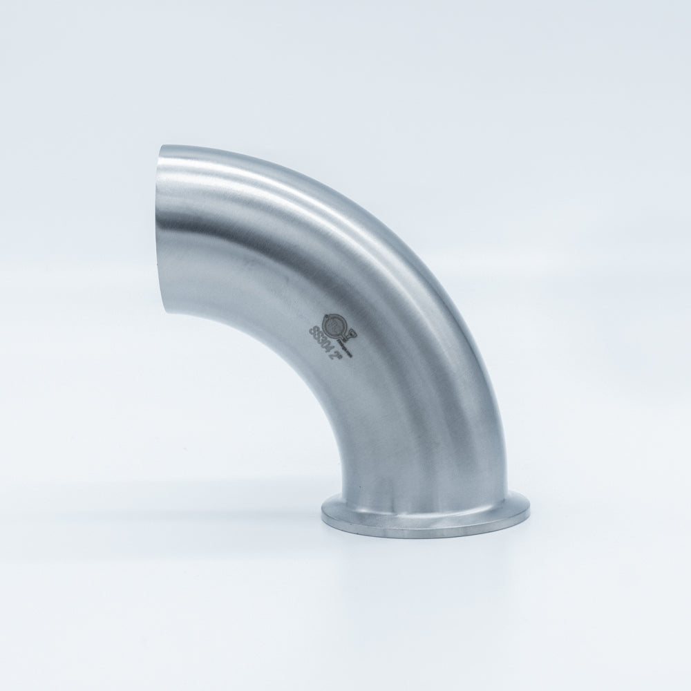 2" Tri-Clamp to Weld 90 Elbow