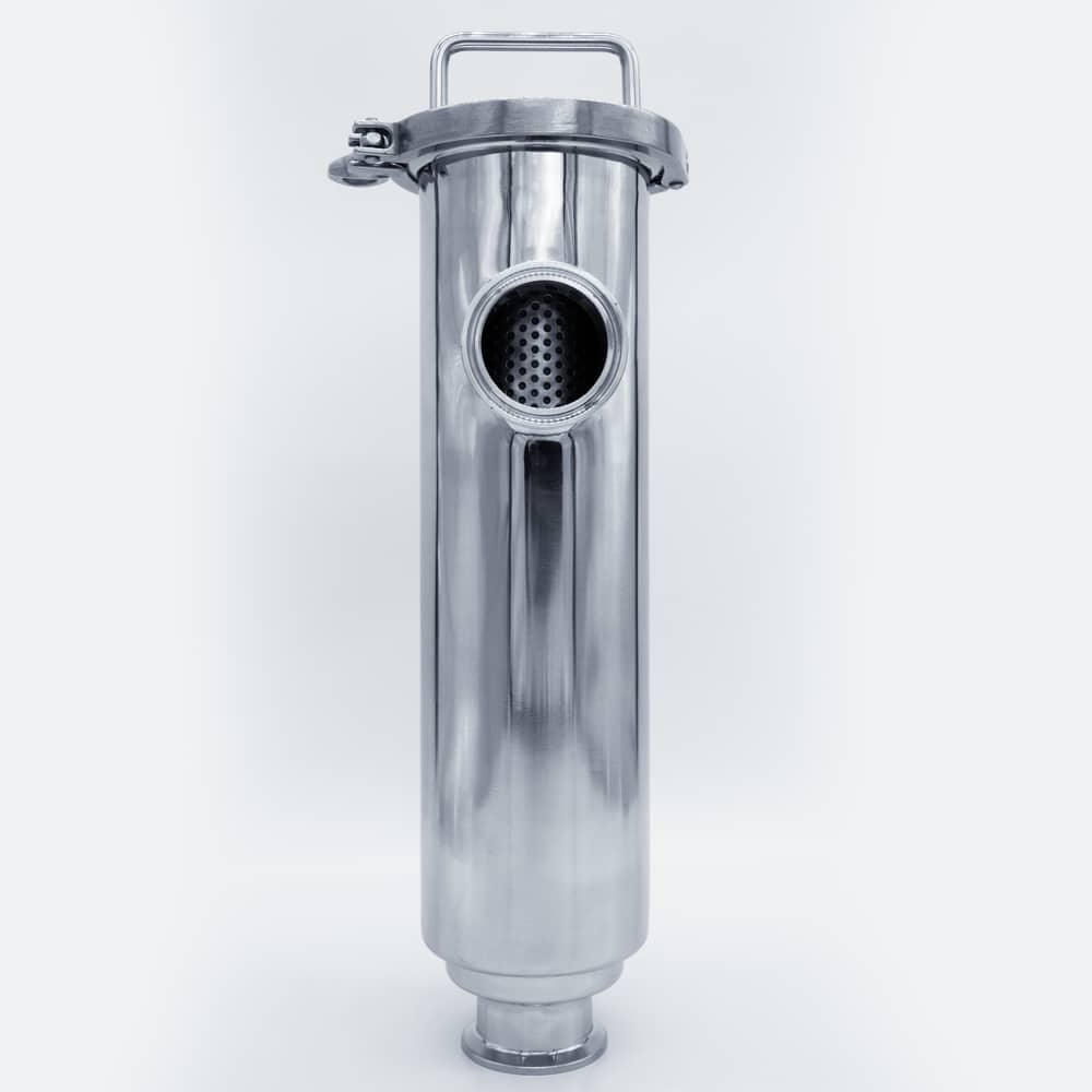 2" Tri-Clamp Angled In-Line Strainer