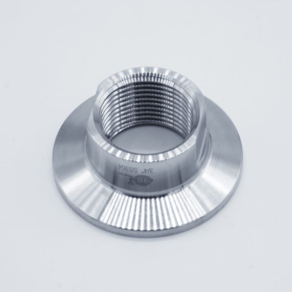 3 Tri Clamp 1" Tri-Clamp To 3/4" Female NPT Adapter – 316 Stainless ...